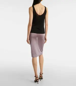 Saint Laurent Lame Top