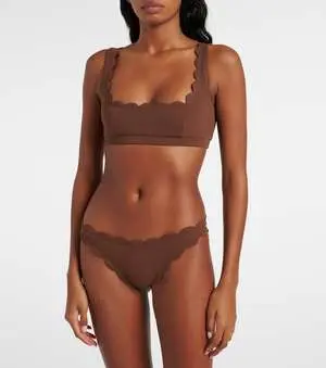Marysia Mini Palm Springs Scalloped Bikini Top