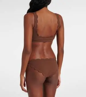 Marysia Mini Palm Springs Scalloped Bikini Top