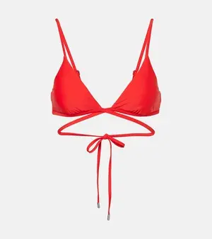 Simkhai Harlen Bikini Top - Red