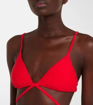 Simkhai Harlen Bikini Top - Red