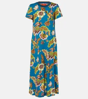La DoubleJ Swing Printed Maxi Dress