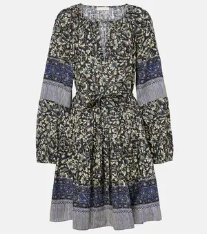 Ulla Johnson Abri Floral Printed Minidress - Blue