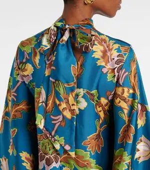 La DoubleJ Magnifico Printed Midi Dress