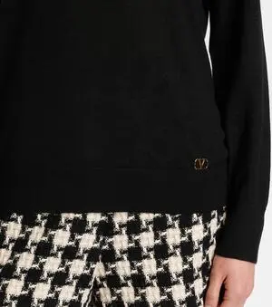 Valentino Garavani Cashmere And Silk Turtleneck Sweater