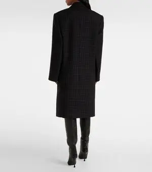 Wardrobe.NYC Oversized Checked Virgin Wool Coat