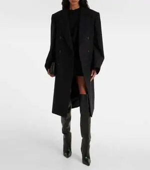 Wardrobe.NYC Oversized Checked Virgin Wool Coat