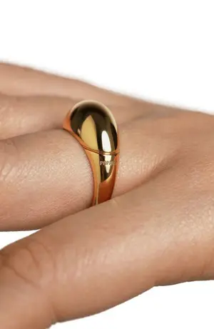 PDPAOLA Bold Dome Ring - Gold