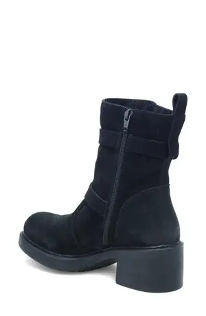 Miz Mooz Bethani Moto Bootie - Black Suede