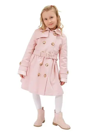 BELLE & BLOOM Miss Sunshine Trench Coat - Blush Pink