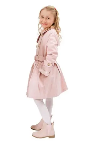 BELLE & BLOOM Miss Sunshine Trench Coat - Blush Pink