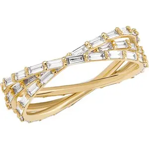 Lana Jewelry 14k Gold Diamond Baguette Ring - Yellow Gold