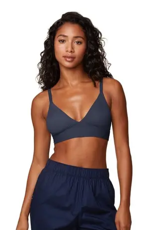 HARPER WILDE Bliss Triangle Bralette Navy
