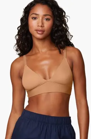 HARPER WILDE Bliss Triangle Bralette Tan