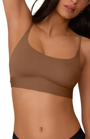 HARPER WILDE Bliss Scoop Bralette Brown