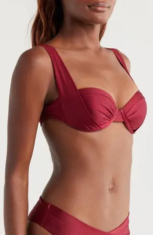 BOAMAR Sheyla Metallic Underwire Bikini Top