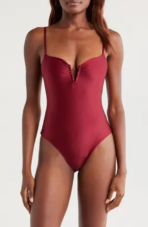 BOAMAR Lady One-piece Swimsuit - Wine