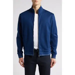 BOSS Shepherd Full Zip Sweatshirt - Dark Blue