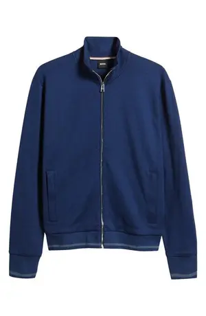 BOSS Shepherd Full Zip Sweatshirt - Dark Blue
