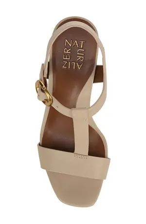 Naturalizer Jordis T-strap Sandals - Coastal Tan