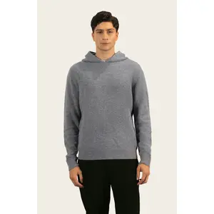ITALIC Jasper Cashmere Hoodie - Heather Gray