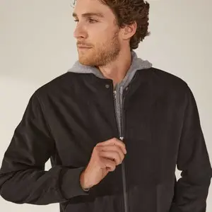 ITALIC Chase Bomber Jacket - Black