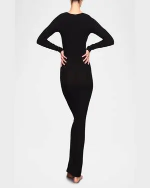 SKIMS Soft Lounge Long-sleeve Maxi Dress