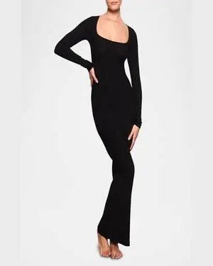 SKIMS Soft Lounge Long-sleeve Maxi Dress