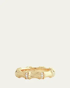 ANABEL ARAM JEWELRY Bamboo Single Ring - Gold