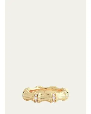 ANABEL ARAM JEWELRY Bamboo Single Ring - Yellow