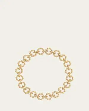 ANABEL ARAM JEWELRY Bamboo Chain Necklace - Gold