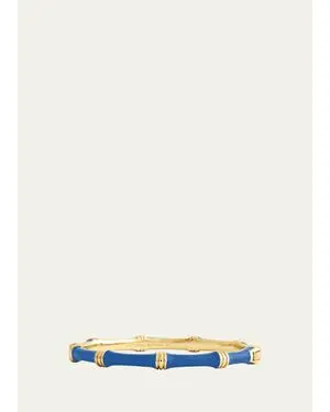 ANABEL ARAM JEWELRY Anabel Aram Jewelry Bamboo Enameled Bangle Blue