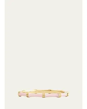 ANABEL ARAM JEWELRY Anabel Aram Jewelry Bamboo Enameled Bangle Pink