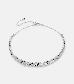 KAMYEN 18kt White Gold Choker With Diamonds - Silver