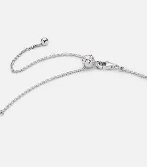 KAMYEN 18kt White Gold And Enamel Choker With Diamonds