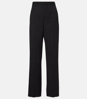 Men's Straight-Leg Virgin Wool Trousers
