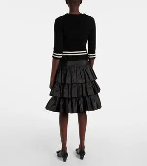 Valentino Garavani Striped Wool Sweater