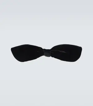 Valentino Garavani Silk Bow Tie - Black