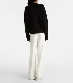 TOTEME Wool And Cashmere-blend Cardigan - Black