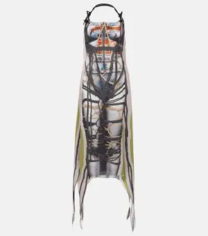 Y/project Bondage Printed Midi Dress
