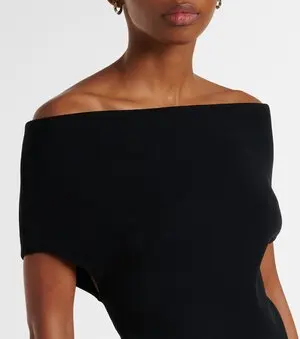 TOTEME Knitted Off-shoulder Top