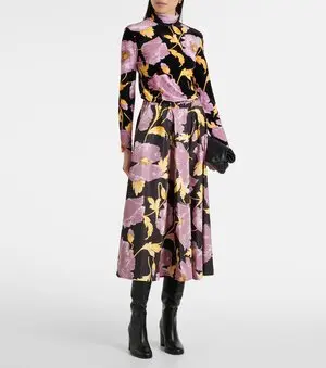 La DoubleJ Floral Midi Skirt - Multicoloured