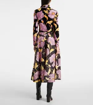 La DoubleJ Floral Midi Skirt - Multicoloured
