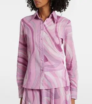 Emilio Pucci Orchidee Cotton Muslin Shirt - Pink