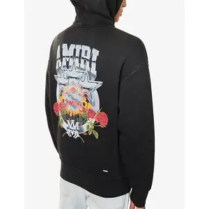 Amiri Graphic-print Stretch-cotton Hoody