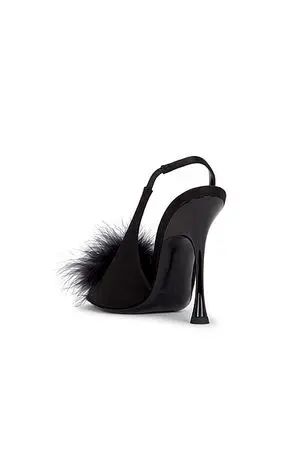 Saint Laurent Lydia Slingback Sandal - Nero