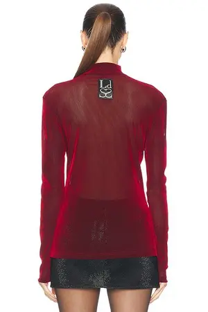 LUDOVIC DE SAINT SERNIN Mock Neck Top