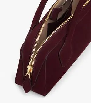 Alaïa Suede Le Teckel Top-handle Bag