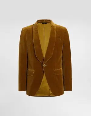 Dolce & Gabbana Velvet Single-breasted Jacket