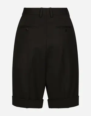 Dolce & Gabbana Wool Gabardine Shorts